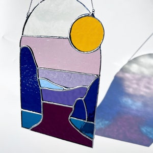 Stained Glass Patterns Mountain Beginner Pattern Digital Download ...