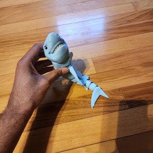 Articulated Great White Shark | Sea Creatures| Fidget | Flexible ...