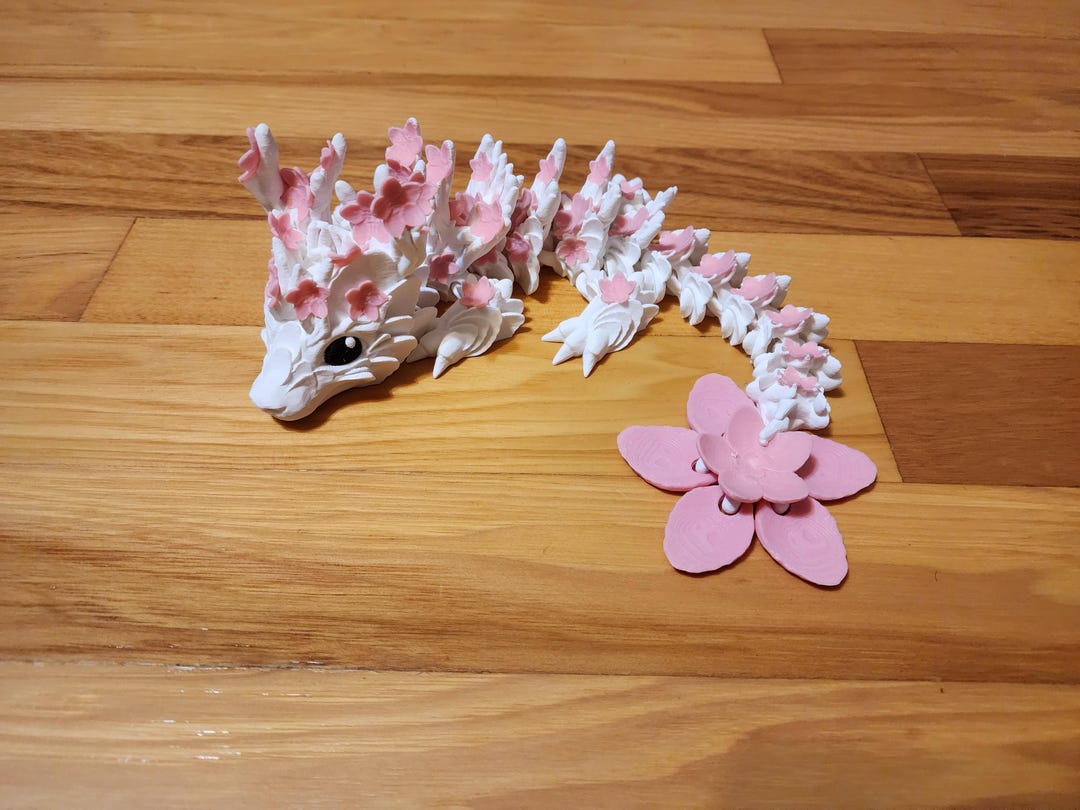 Baby Cherry Blossom Dragon | Articulated | Fidget | Animals | Cute ...