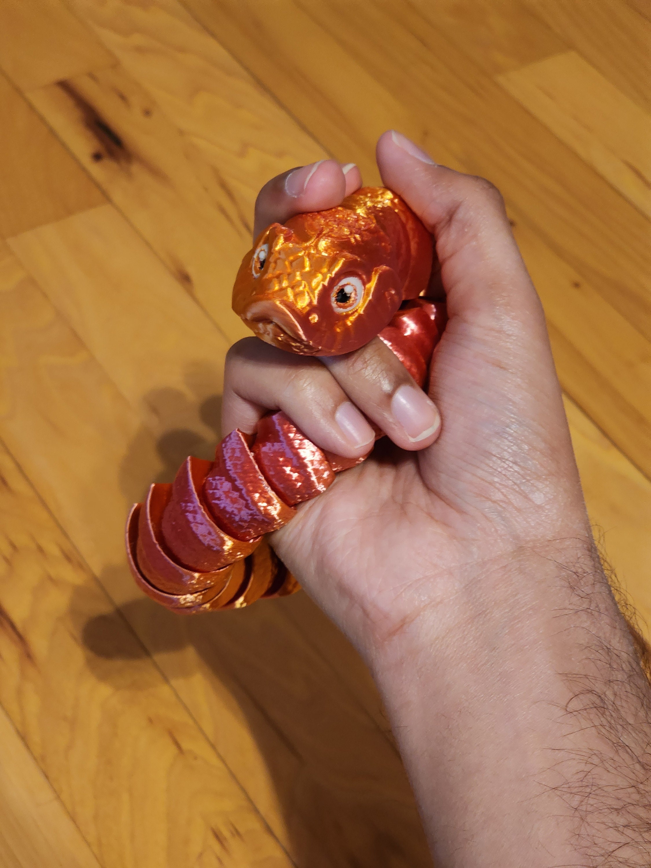 Cute Articulated Hognose Snake Fidget Flexible Sensory Detailed Pet ...