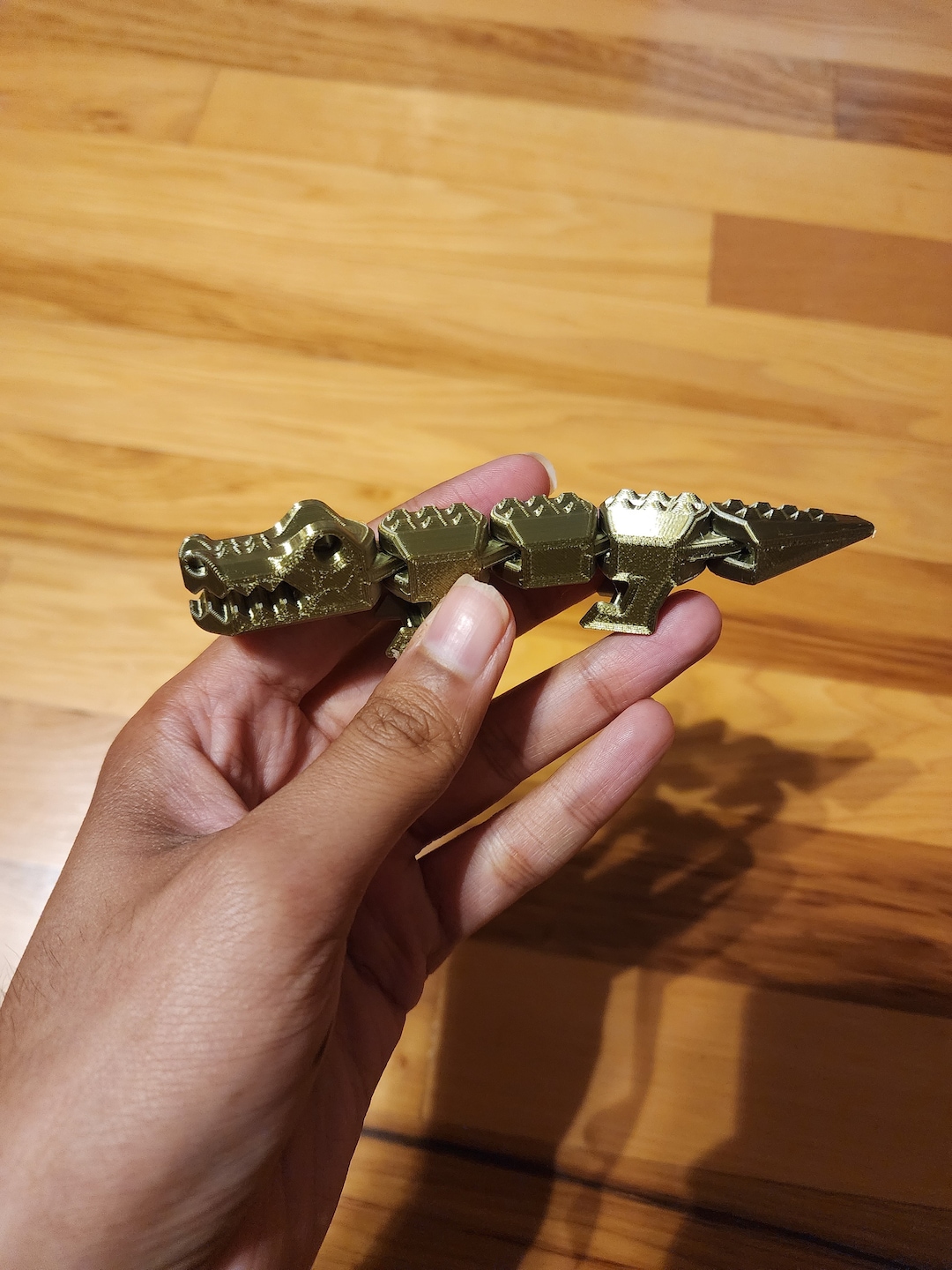 Articulated Gator Flexi 3D Printed 3D Printing Toy - Etsy
