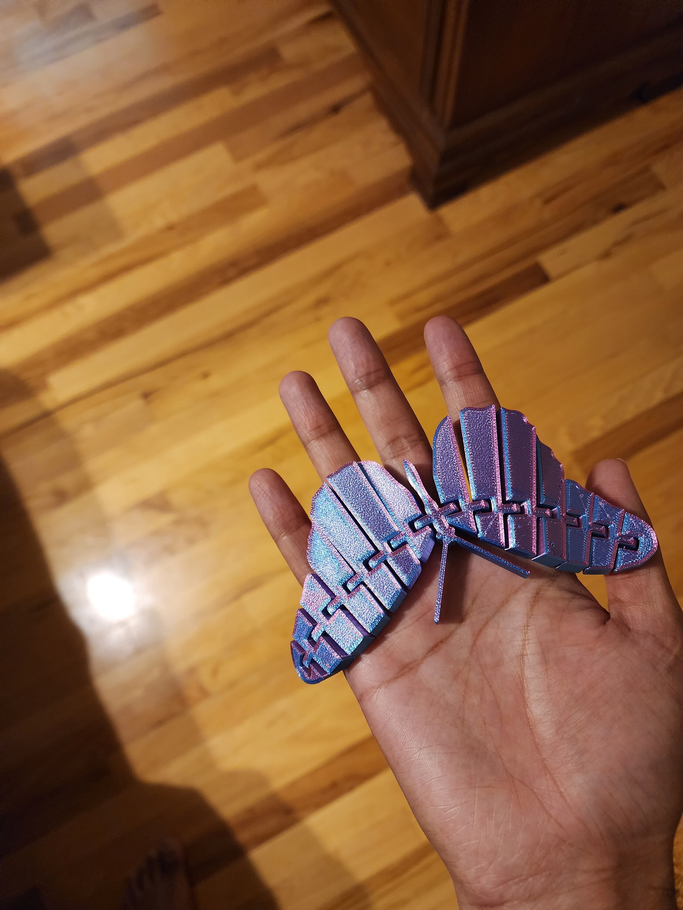 Articulated Butterfly Flexible Kids Gift Fun Toy Insect 3D Printed 3D ...