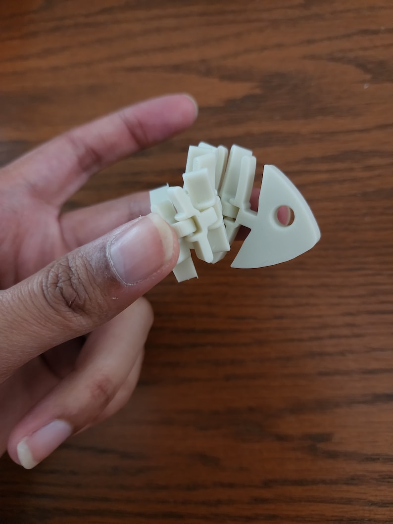 Boney Fish Fidget | Skeleton | 3D Printed | Toy | Kids | Gift ...