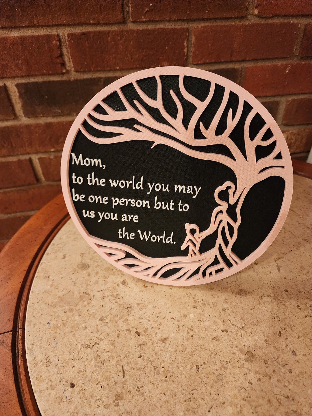 Mother's Day Tree of Life Sign | 3D Printed | Mom | Holiday | Gift ...