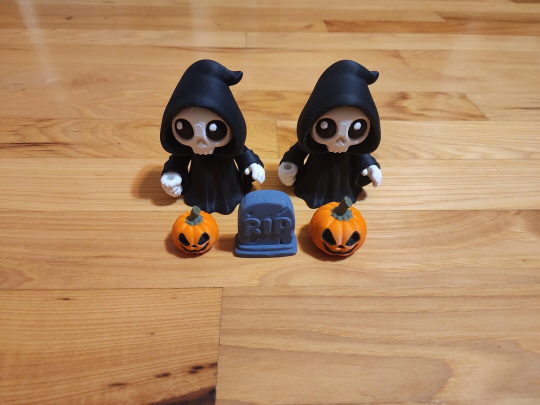 Spooky Grim Reaper Figurine | Halloween | 3D Printed | Articulated ...