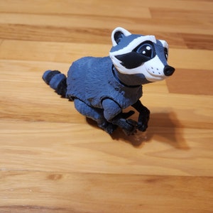 Adorable Articulated Raccoon | Cute | 3D Printed | Critter | Fidget ...