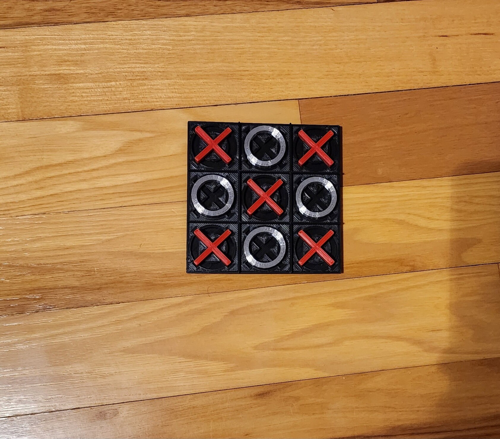Mini Tic Tac Toe Board With Pieces Portable 3D Printed Game Boardgame ...