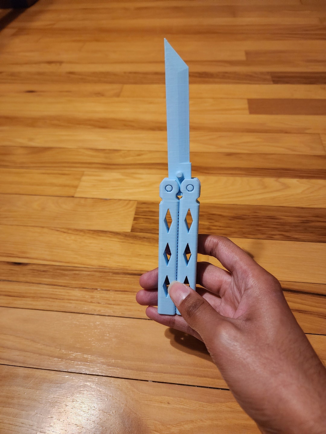 Butterfly Knife 3D Printed Switch Blade Satisfying Gift Trainer ...
