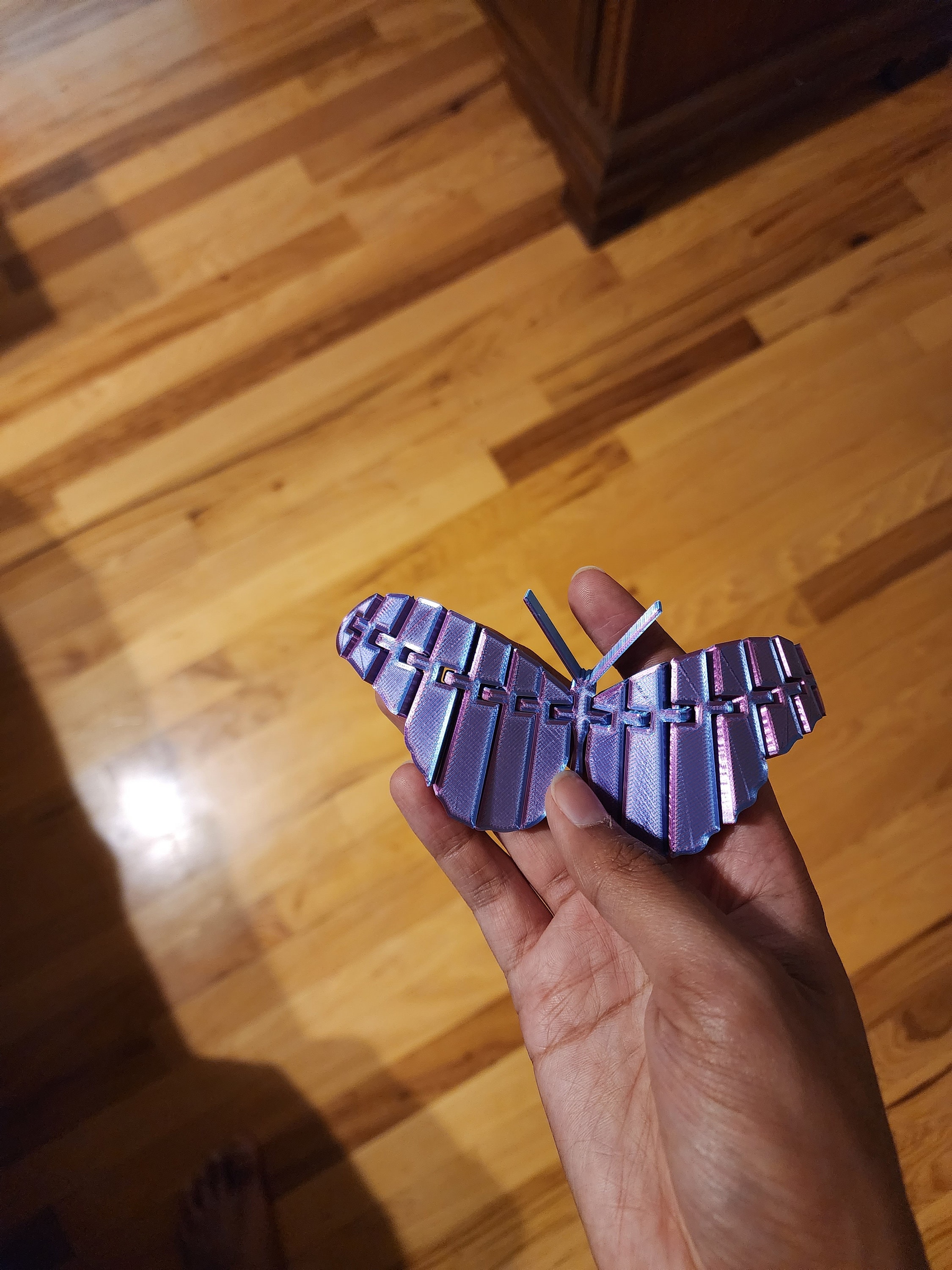 Articulated Butterfly Flexible Kids Gift Fun Toy Insect 3D Printed 3D ...