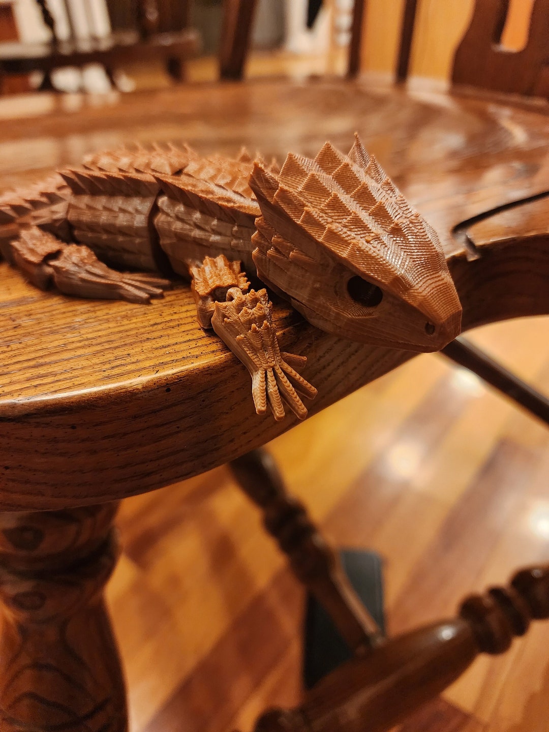Articulated Crocodile Skink | Lizard | 3D Print | Paperweight | Toy ...