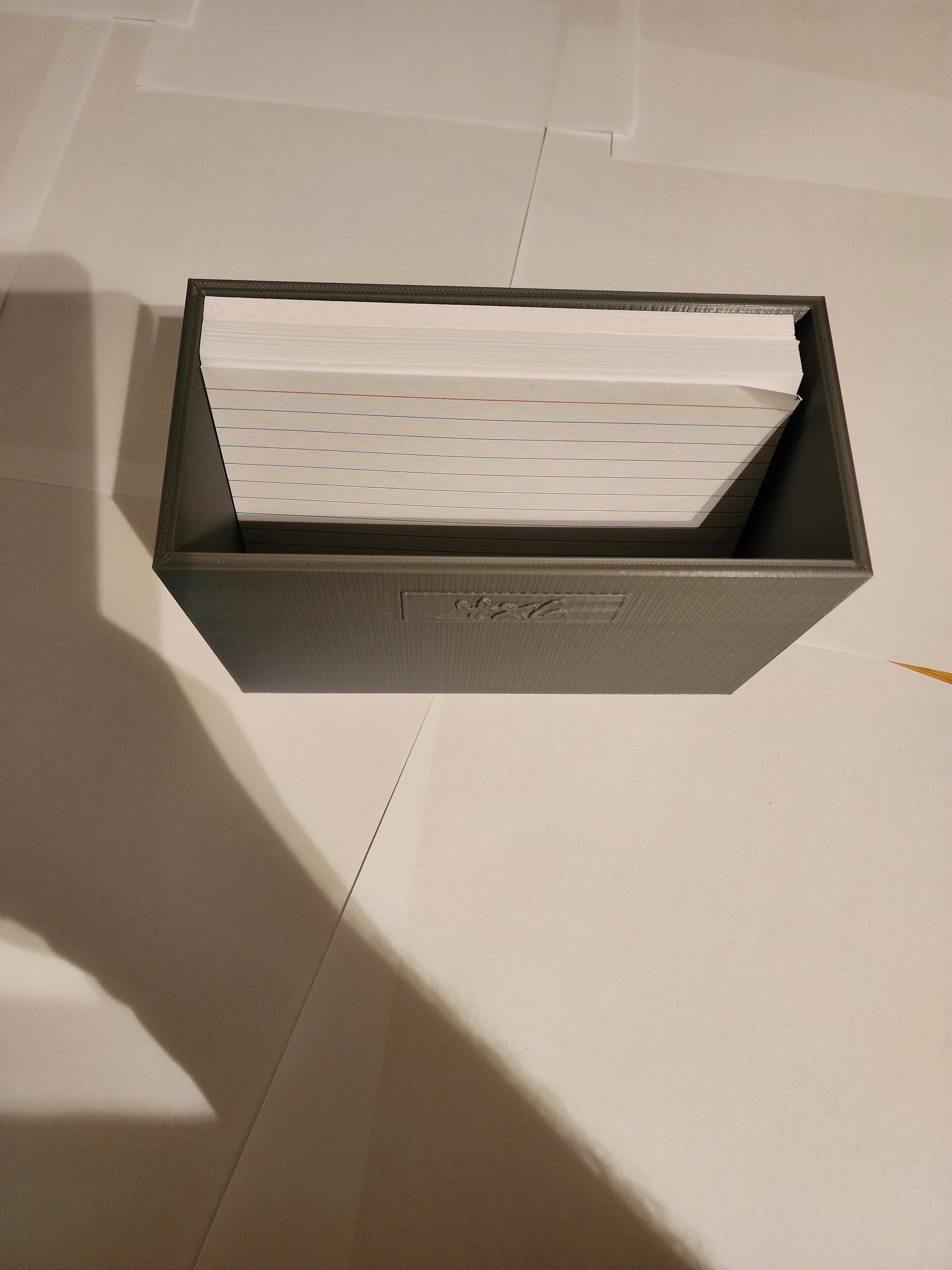 4x6 Index Card Holder Holder Index Lightweight Storage Shelf Desk 3D ...