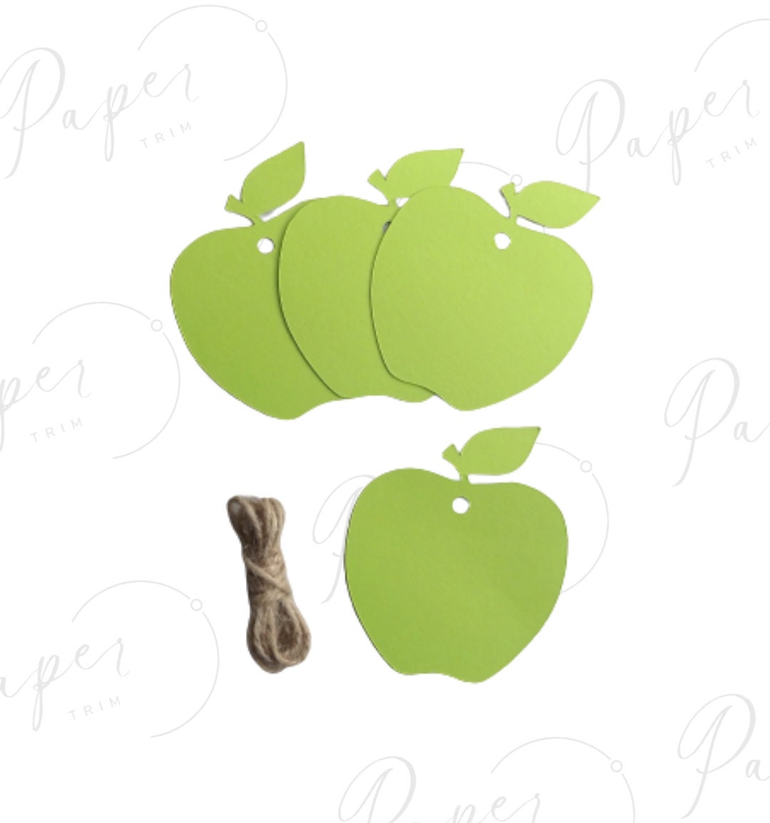Apple Tags Apple Labels Cardstock Label Cardstock Teachers - Etsy
