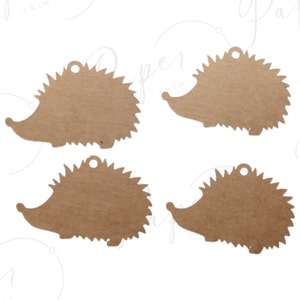 Hedgehog, Gift Tag, Craft Labels, Party Favour Tag, Woodland, Kids Tag ...
