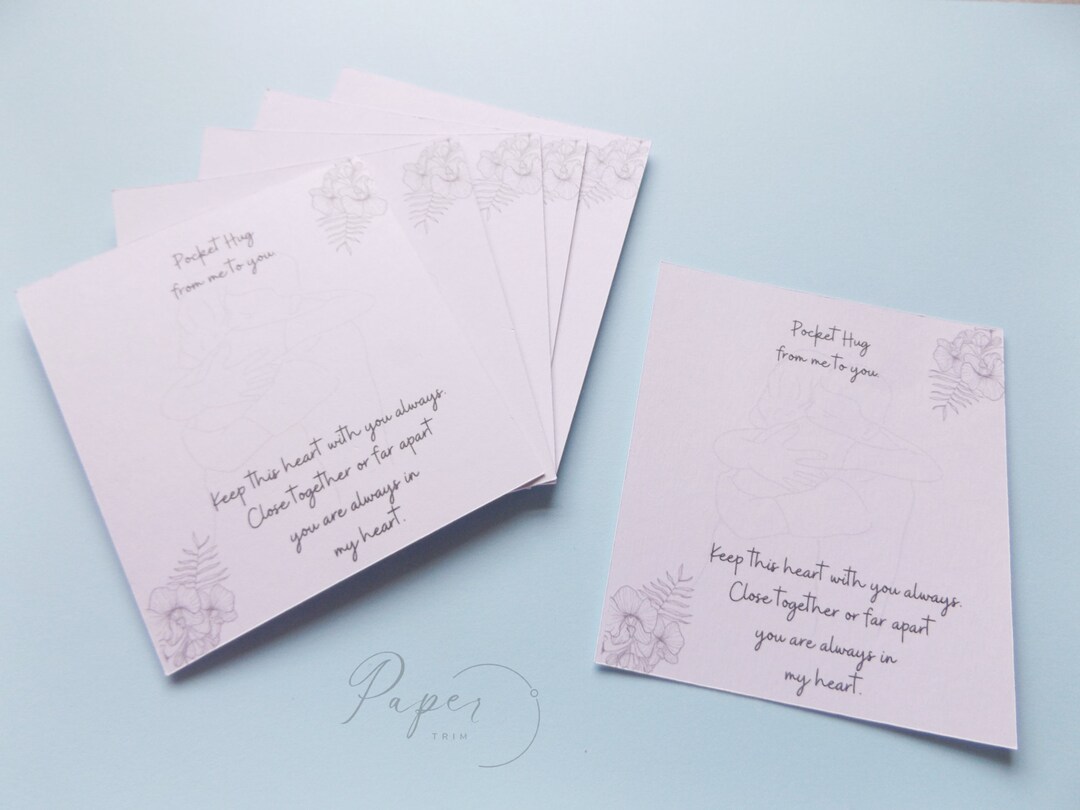 Pocket Hug Display Cards, Backing Cards, Hanging Cards, Craft Faire ...