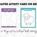 Easter Activity Pages for Kids Pencil Control Handwriting Practice ...
