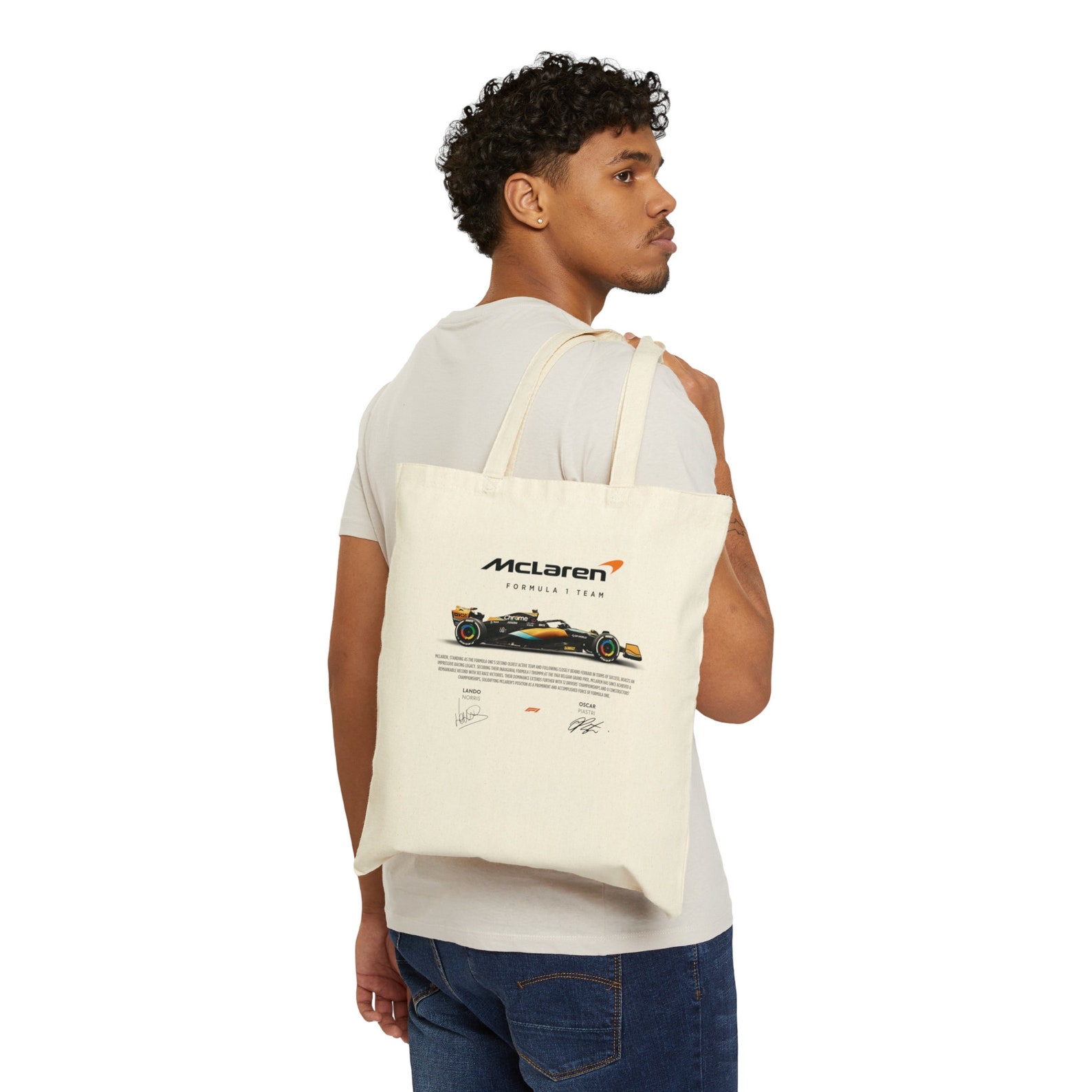 Mclaren Formula 1 Tote Bag Formula One Clothing F1 Formula 1 Gifts - Etsy