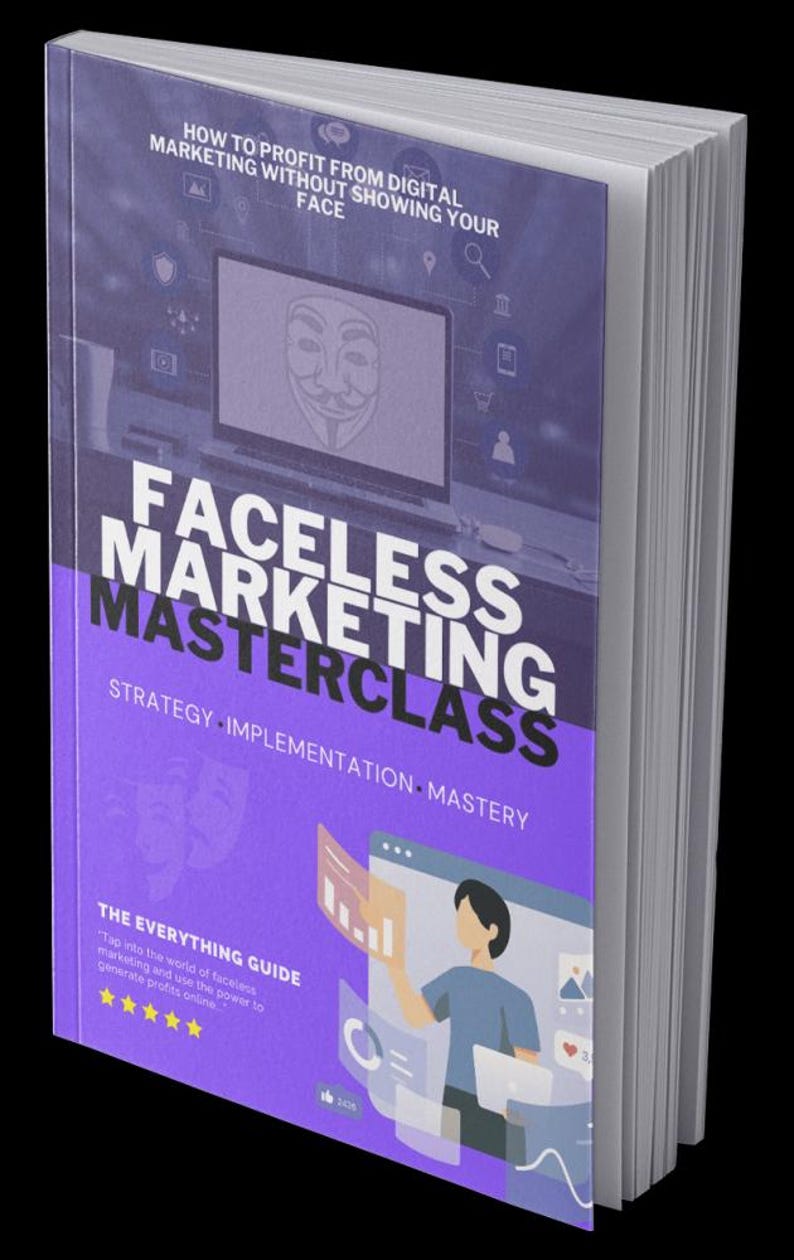 The Faceless Marketing Masterclass is a Comprehensive Course Designed ...