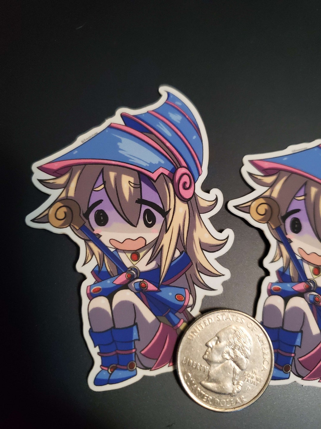 Bocchi the Rock the Dark Magician Girl Sticker Dejected - Etsy