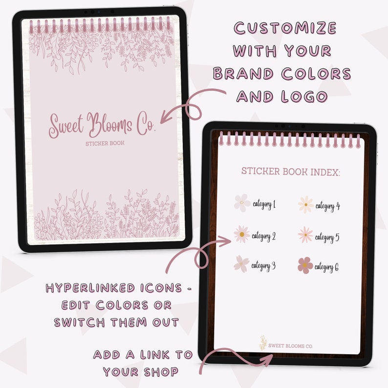 Canva Digital Sticker Book Template | Hyperlinked Sticker Book ...