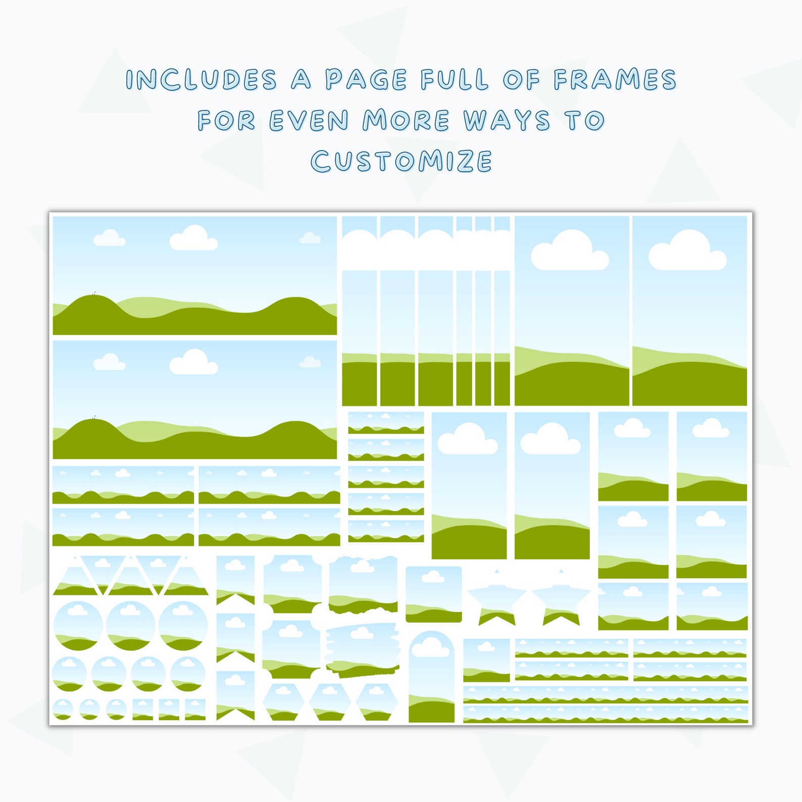 Canva Planner Sticker Template Colorful Sticker Sheet - Etsy