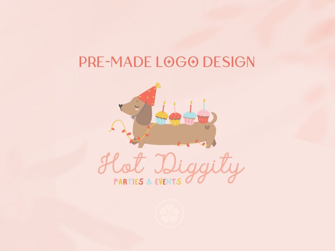 Cute Dog Logo for Parties and Event Planners · Pet Care Logo, Pet Shop ...