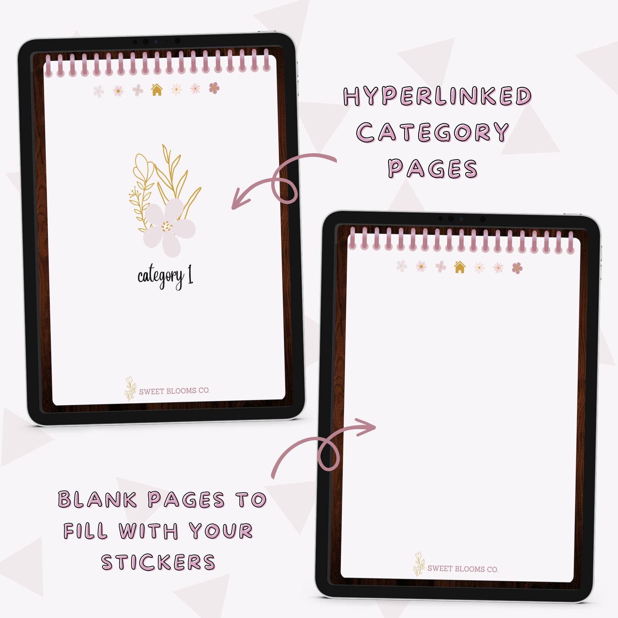 Canva Digital Sticker Book Template | Hyperlinked Sticker Book ...