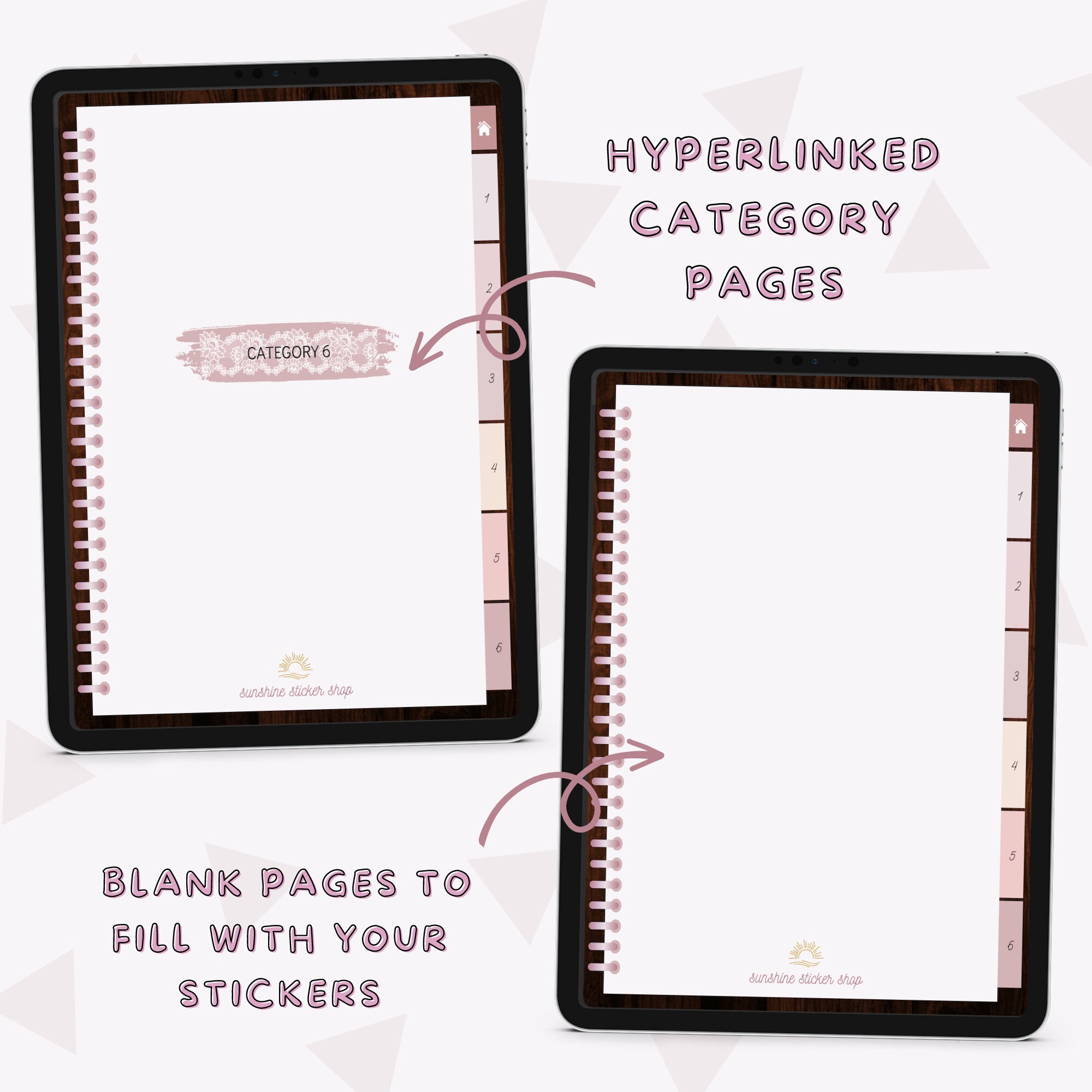 Canva Digital Sticker Book Template | Hyperlinked Sticker Book ...