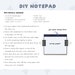 Canva Notepad Template Printable Notepad Multi-size Custom Notepad ...