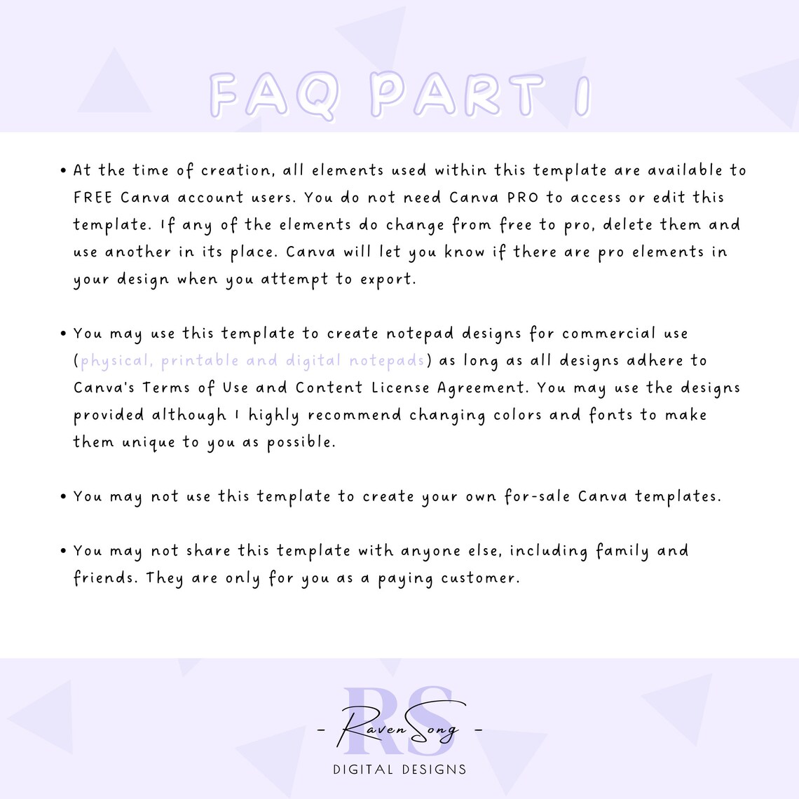 Canva Notepad Template | Printable Notepad | Multi-size Custom Notepad Template | Commercial Use ...