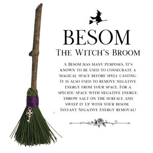 Mini Free Standing Witches Ritual Besom Broom - Etsy