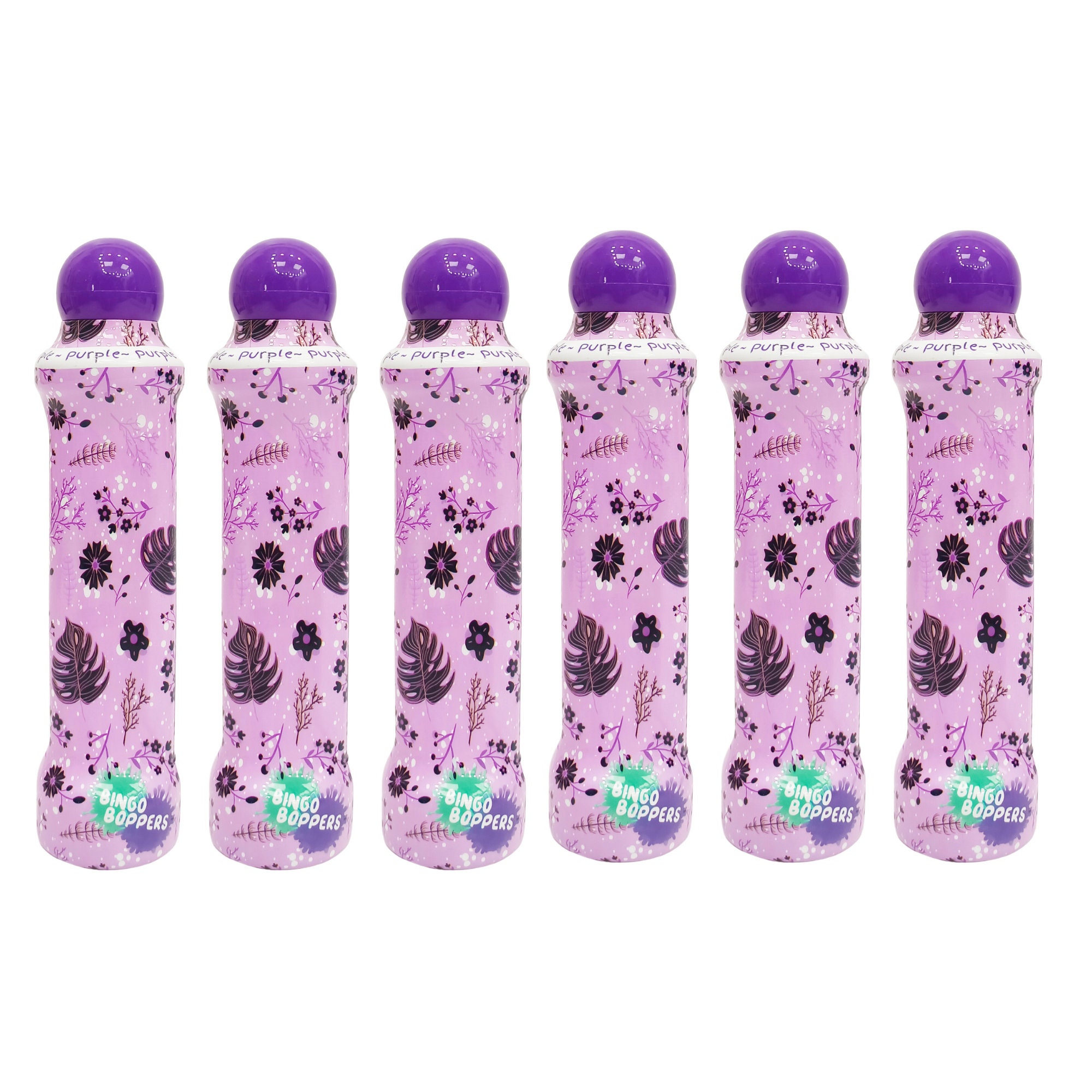 4oz Bingo Dauber, Purple Flowers & Leaves Design, Dot Markers - Etsy