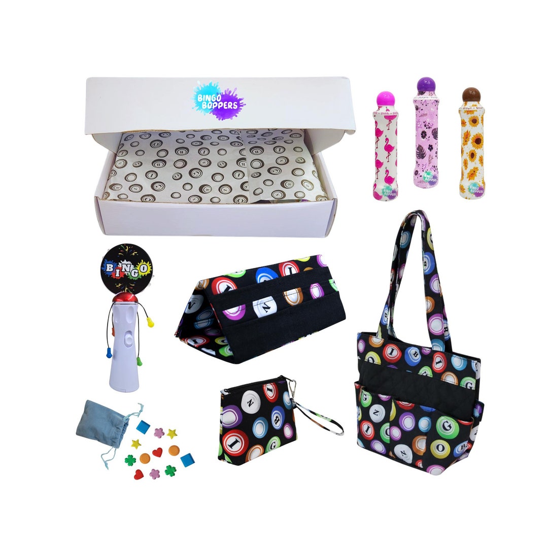 Ultimate Bingo Lovers Gift Box: Dauber Bag, Pull Tab Holder & Winner Spinner - Etsy