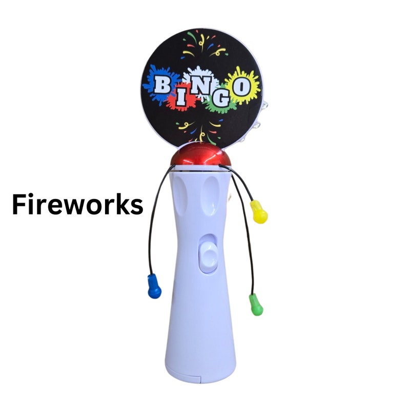 Light-up Bingo Winner Spinner Wand: Splatter or Firework Design - Etsy