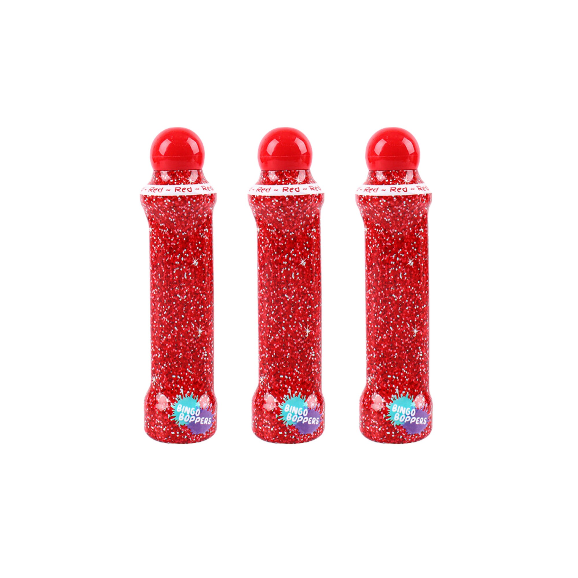 4oz Bingo Dauber, Red Confetti Design, Dot Markers plastic Wrapped, Not ...