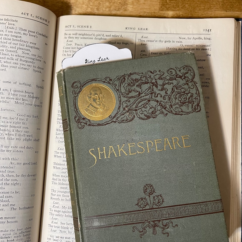 Printable Shakespeare’s King Lear Characters | Blank or Water Colored ...