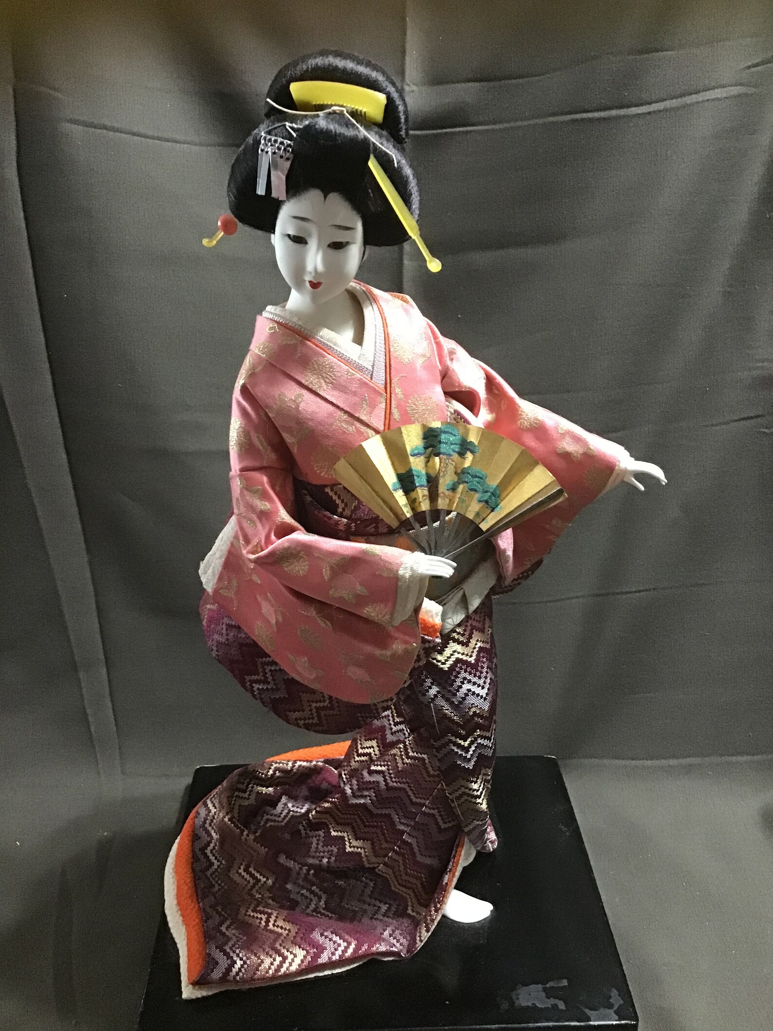 Vintage Japanese GEISHA DOLL Collectible Kyoto Doll Gofun GEISHA Doll ...