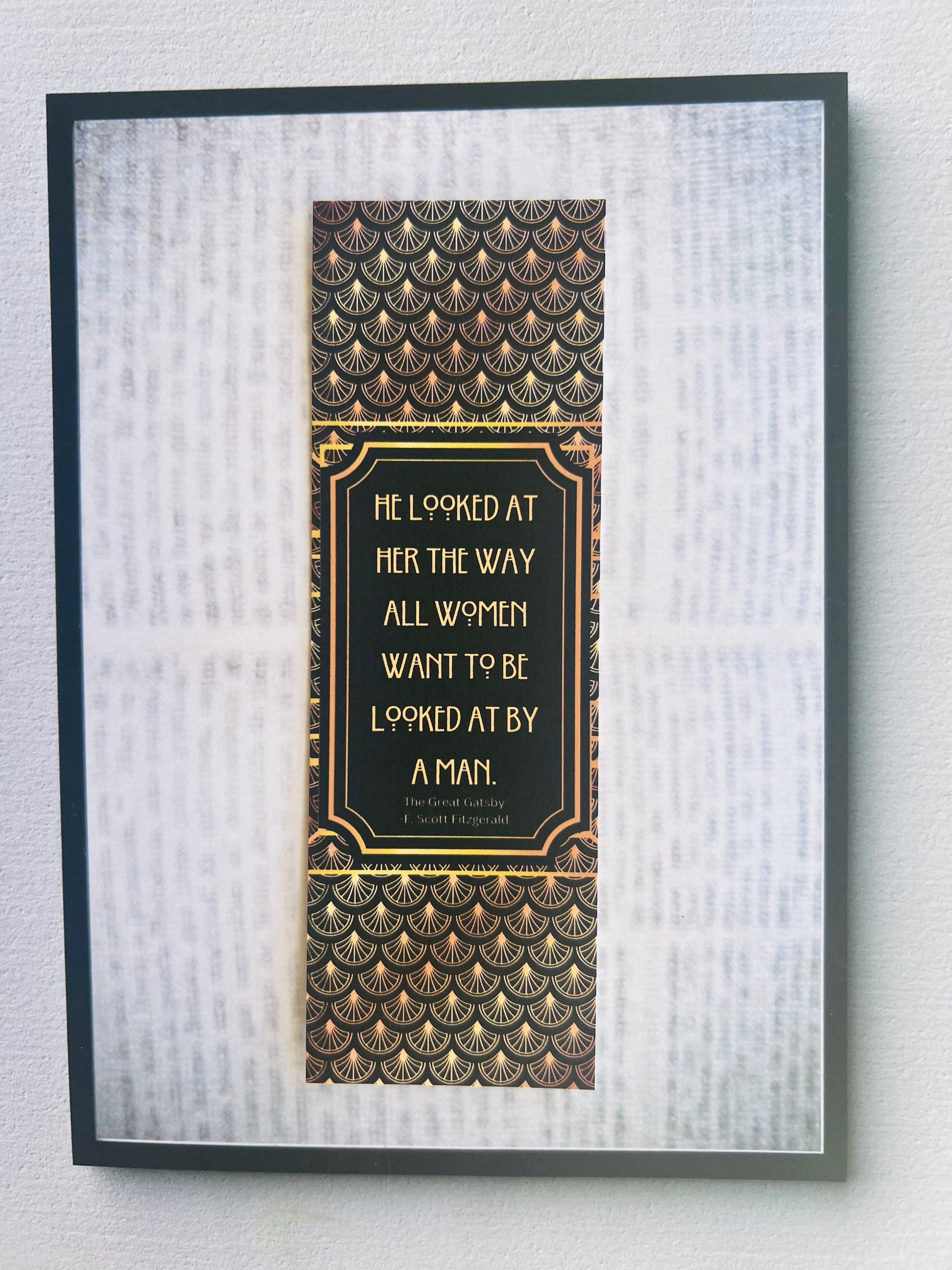 The Great Gatsby Bookmark / Book Classics / Read / Book Lovers - Etsy