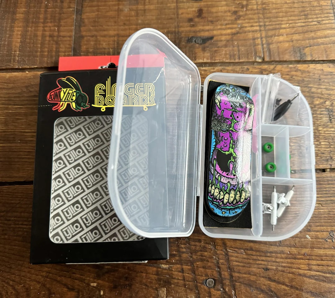 Funky Flies Limited Edition Yllo Fingerboard - Miniature 1:8 Scale ...