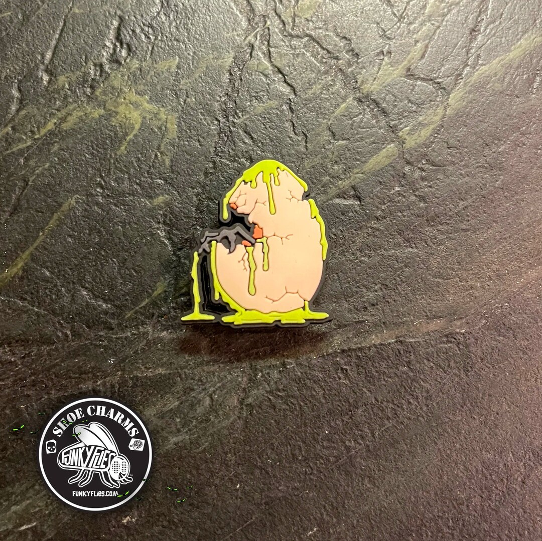 Funky Flies 'hatching Fly Egg' Durable PVC Croc Charms - Etsy