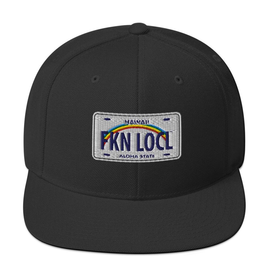 FKN LOCL Hawaii Yupoong Snapback Hat - Etsy