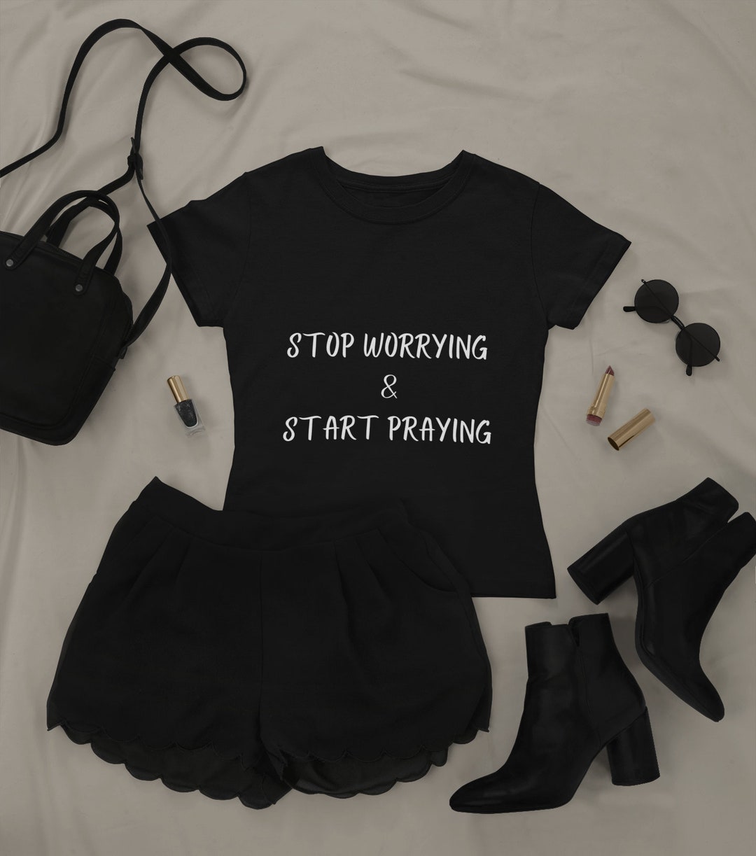 Stop Worrying Start Praying, Religious, Religious Gift, Faith ...