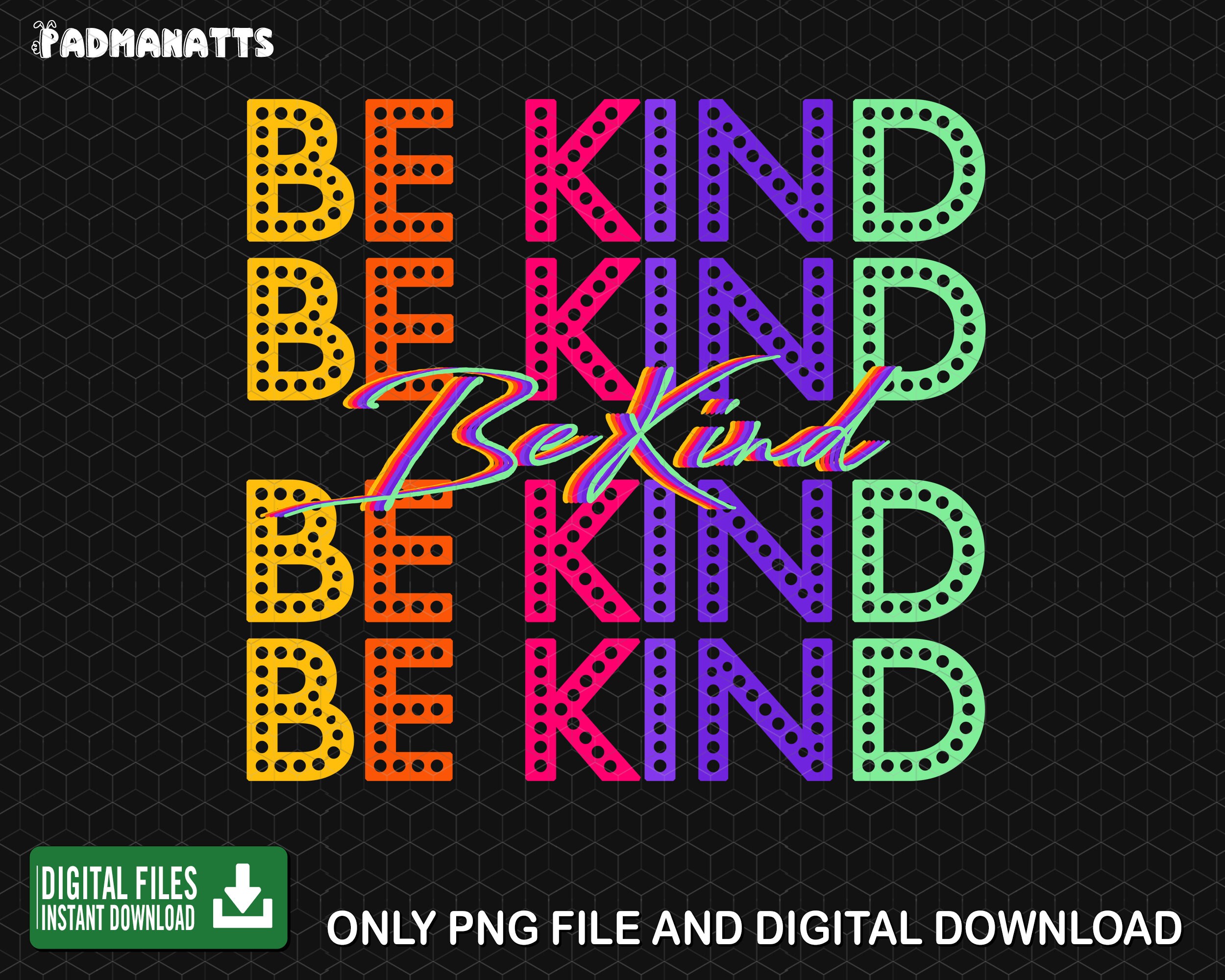Be Kind Png LGBT Png Rainbow Colors Rainbow Bisexual Skin - Etsy
