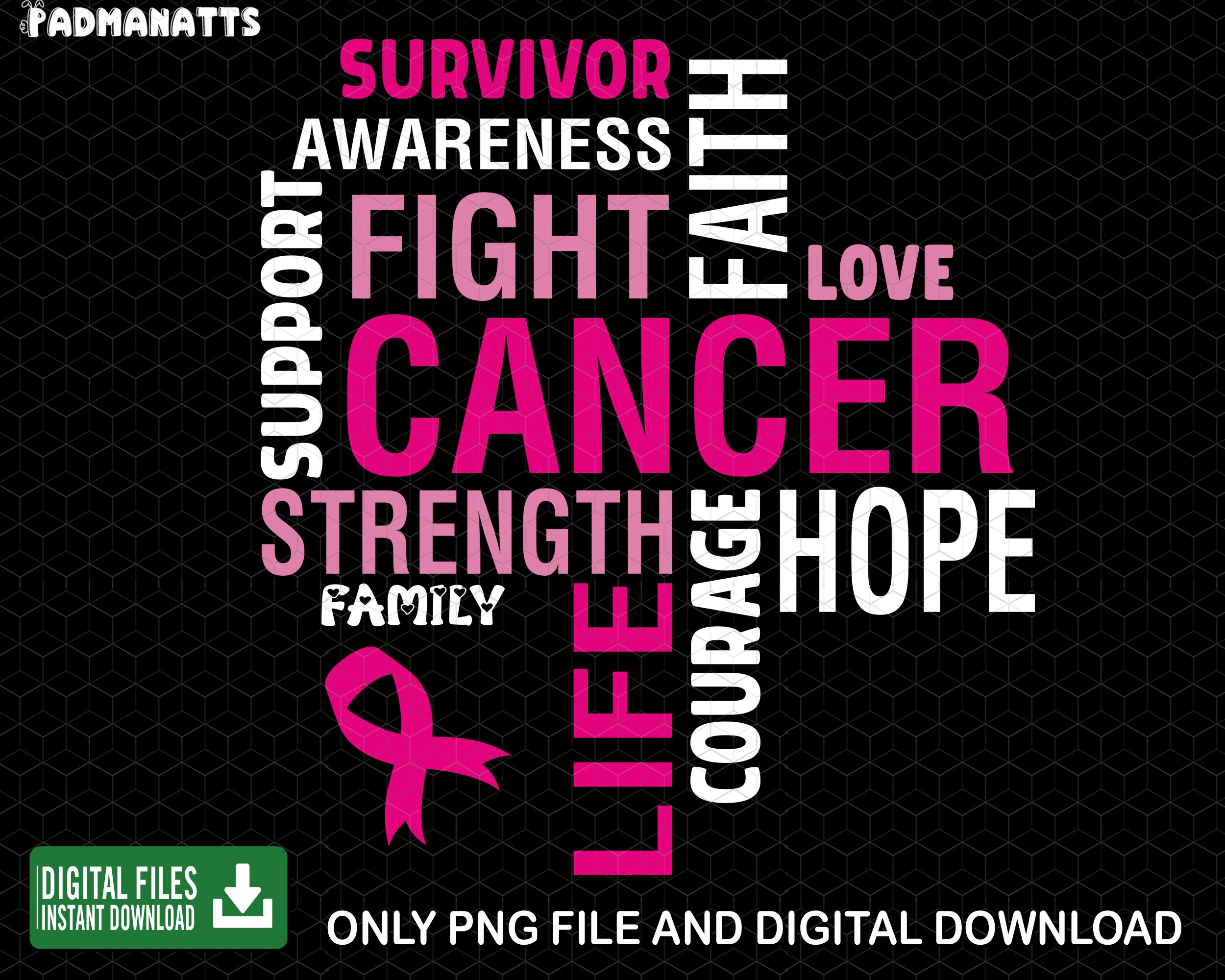 Breast Cancer Survivor Png Breast Cancer Awareness Png Pink - Etsy