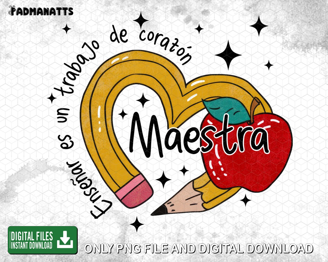 Maestra Spanish Teacher Png, Love Teaching, Teacher Quote, School ...