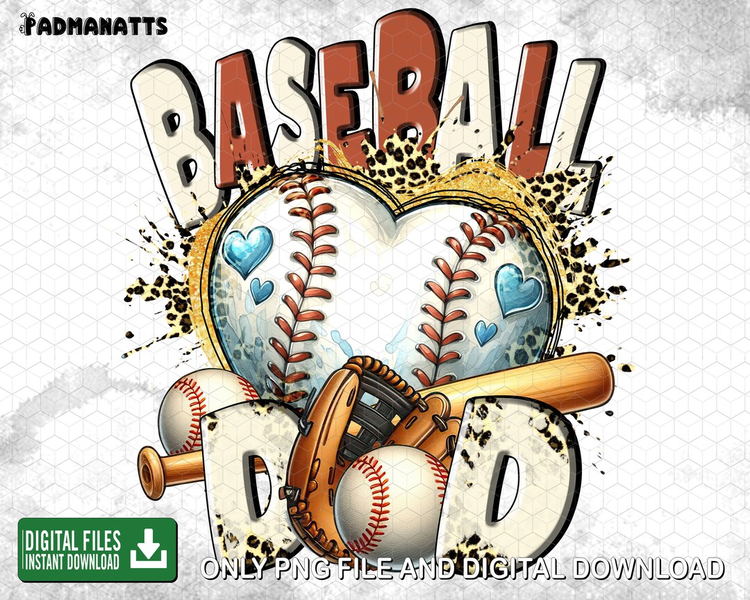 Baseball Dad Sublimation Png, Baseball Dad, Softball Dad, Dad Design ...