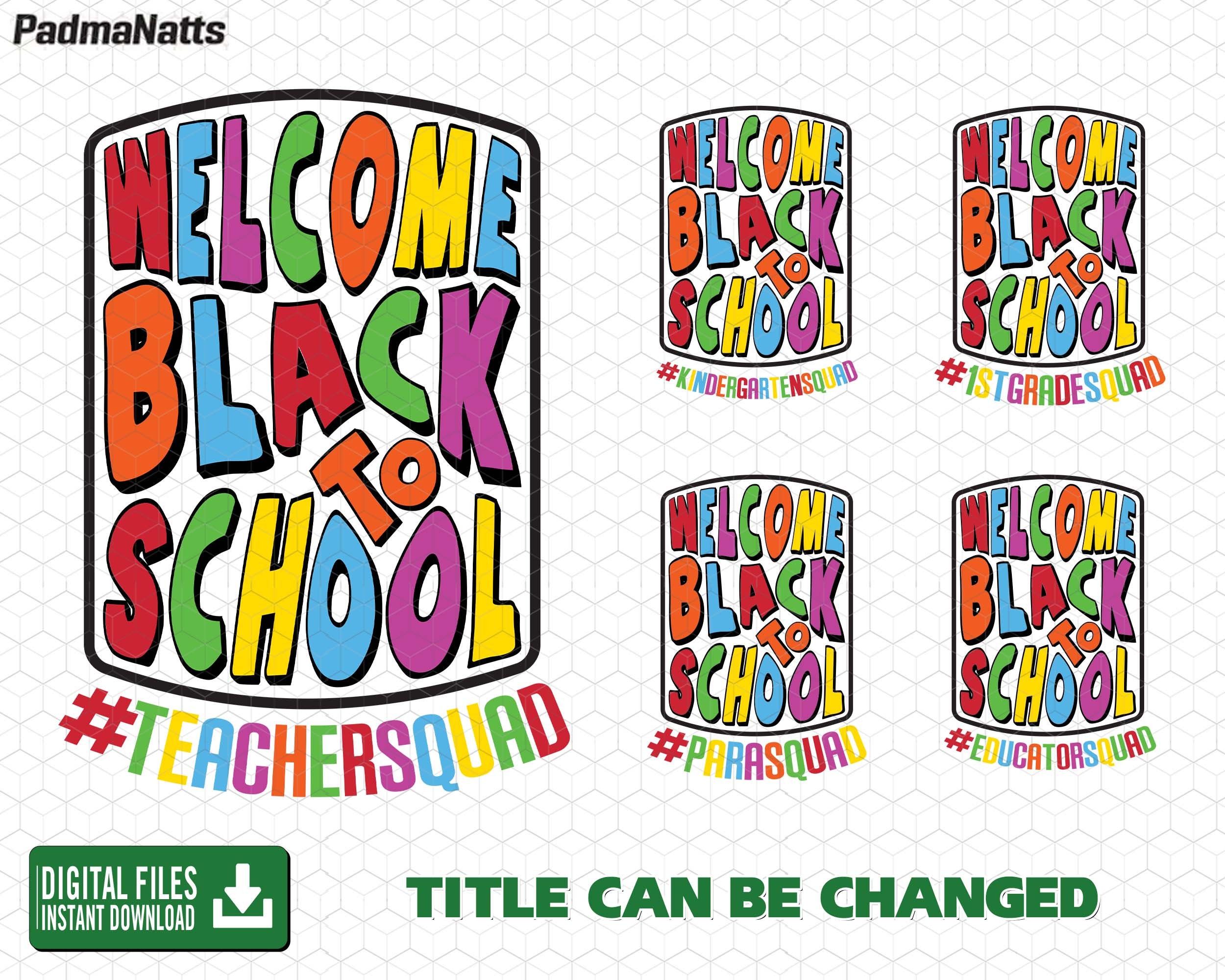 Personalized Welcome Back to School Bundle Svg Png, Back to School Svg ...