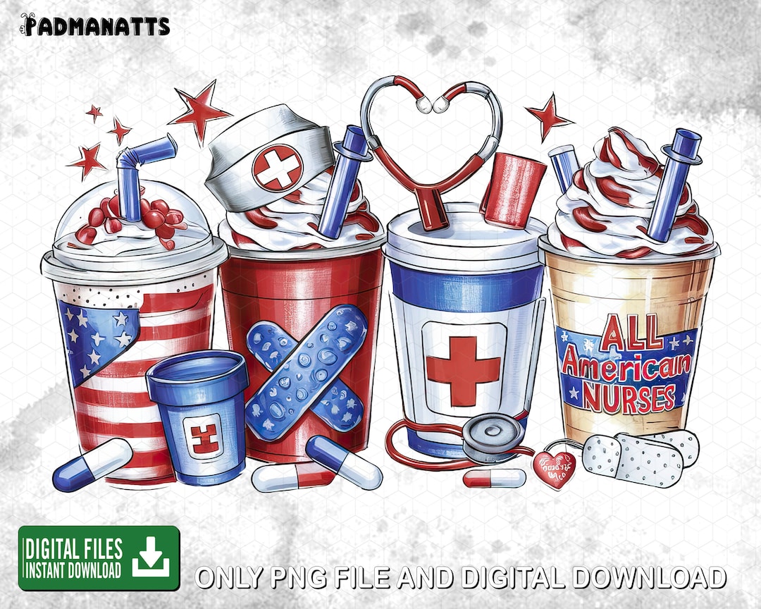 Happy 4th of July Nurse Png, Nurse Life, Nurse Sublimation, Medical ...