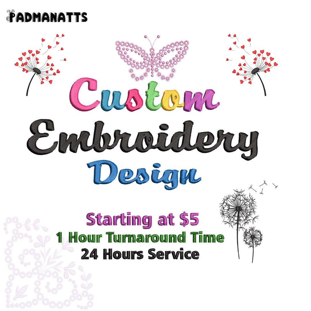 Custom Embroidery Design, Logo Digitizing, Embroidered Hat ,custom ...