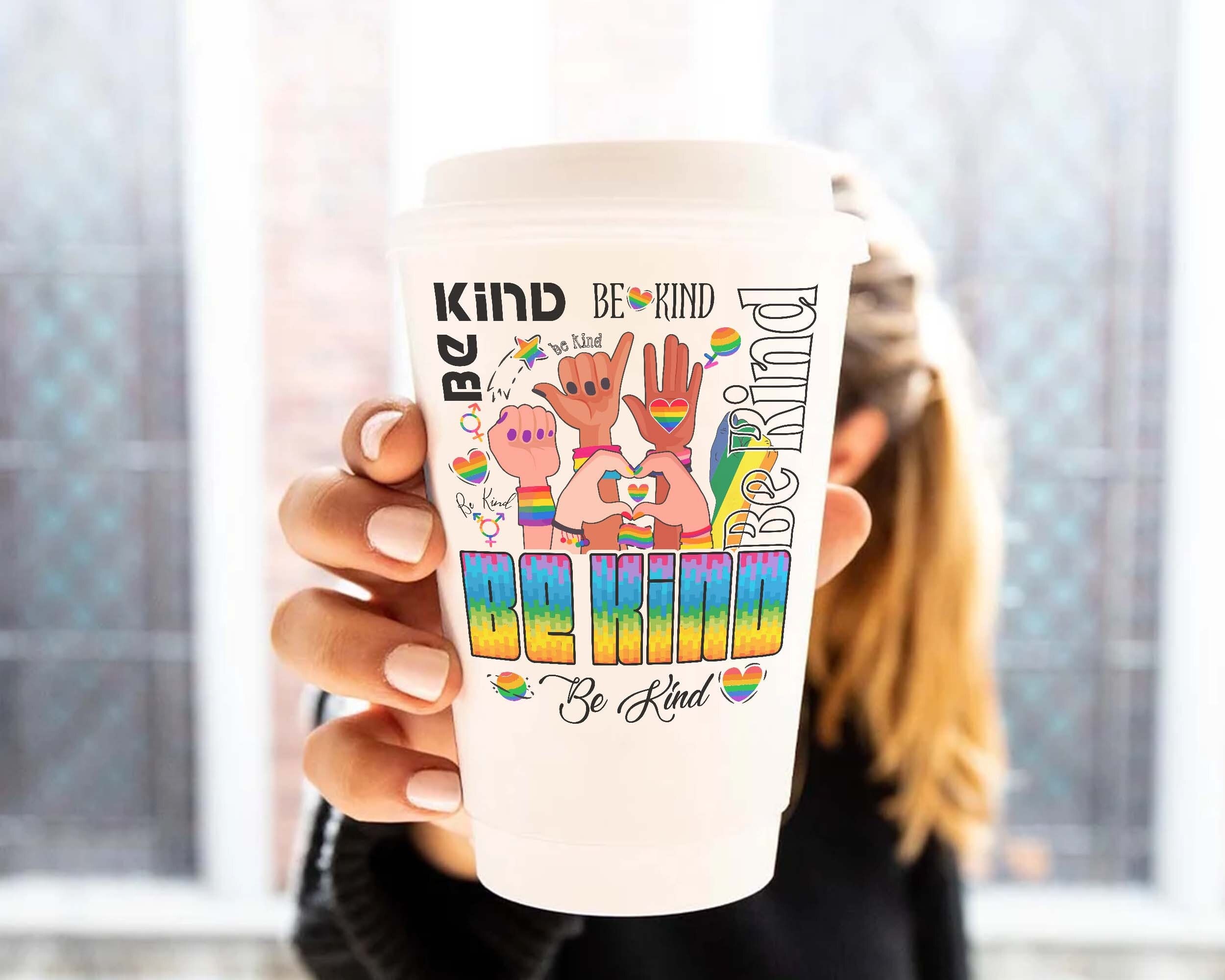 Be Kind Svg Png, LGBT Pride Month Svg, Sublimation Lgbt Png, LGBTQ ...