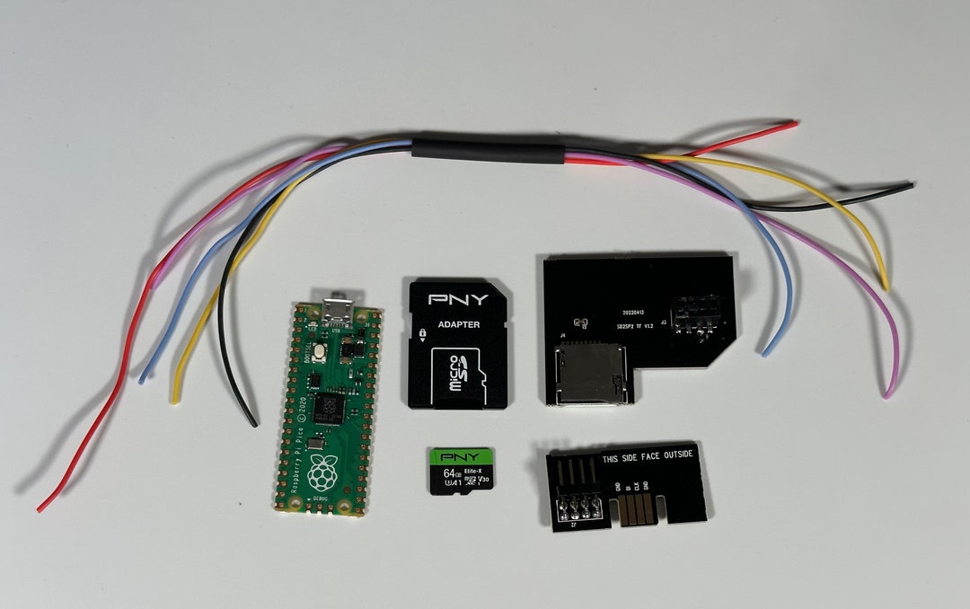 Game Cube Pico Boot Complete Mod Kit Raspberry Pi Pico 64GB or 128 GB ...